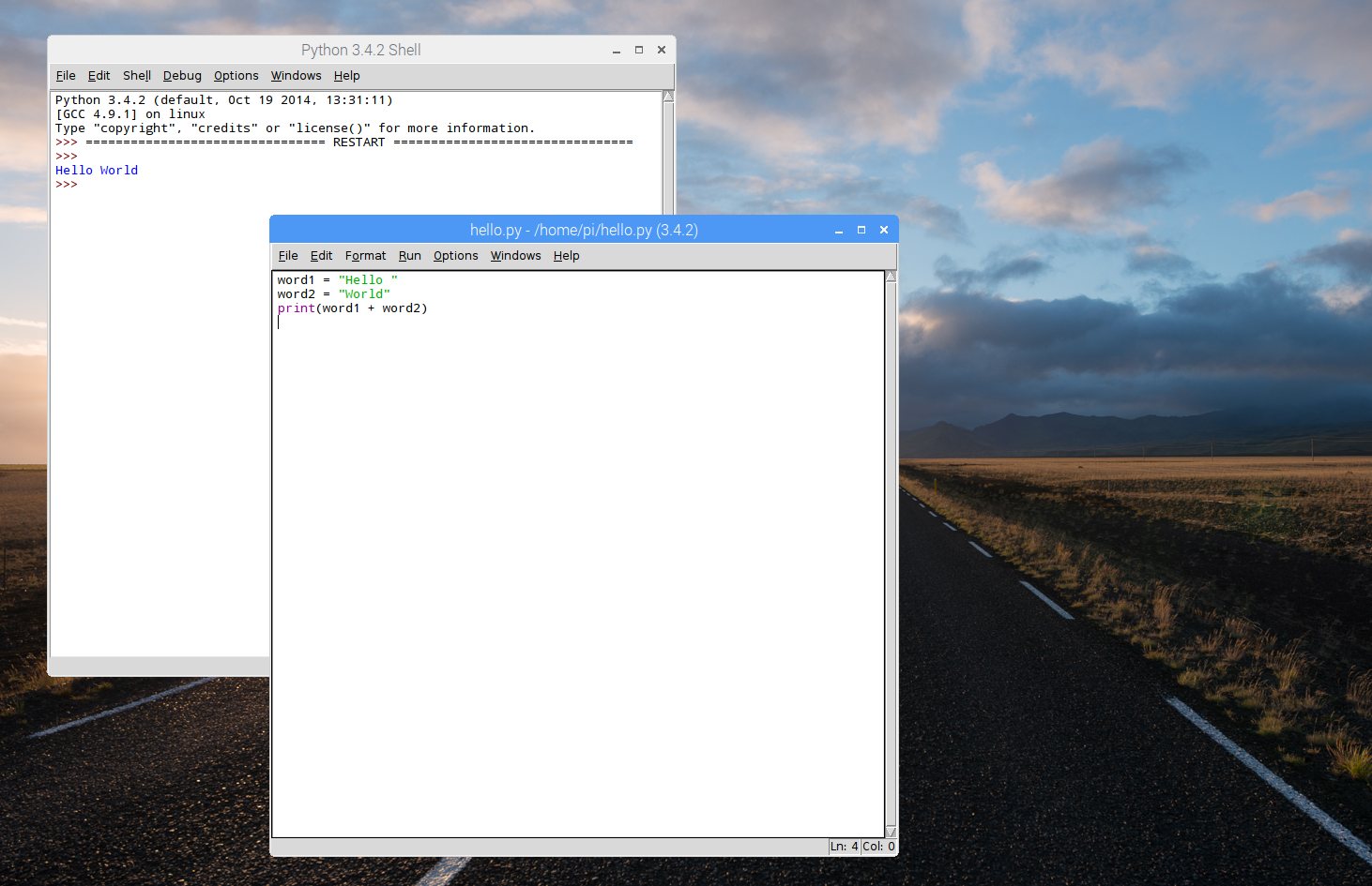 Program a Raspberry Pi: Terminal and Python IDLE — The MagPi magazine
